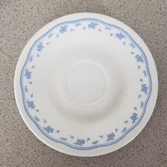 Corelle | Dining | Corelle Morning Blue Saucer | Poshmark